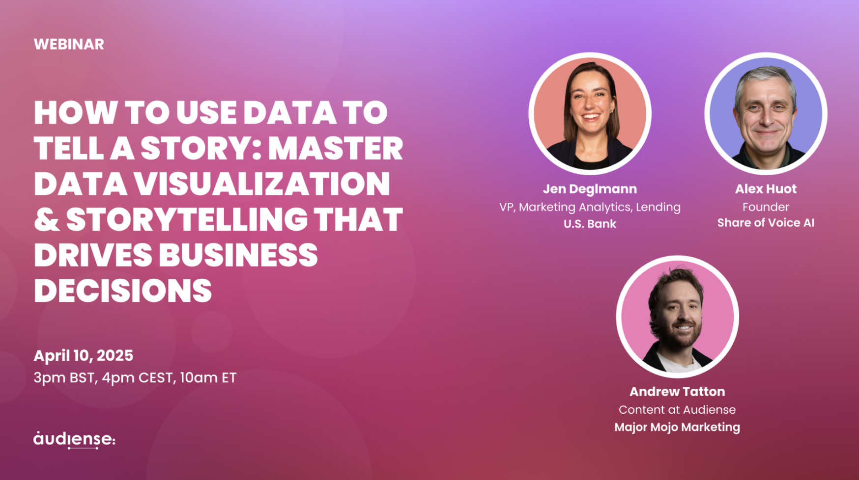 (Webinar) How To Use Data to Tell A Story: Master Data Visualization & Storytelling That Drives ...